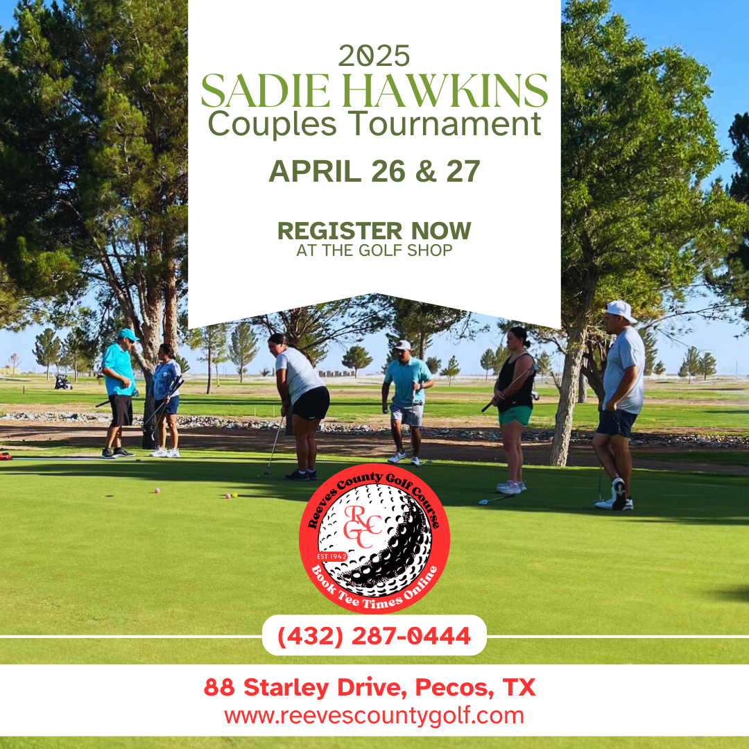 Pecos Golf Association Announces 2025 Sadie Hawkins Couples Annual ...